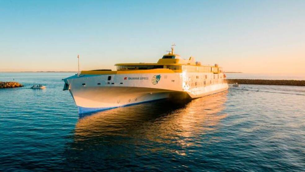 El nuevo fast ferry de Fred. Olsen Express ultimas sus pruebas con ...
